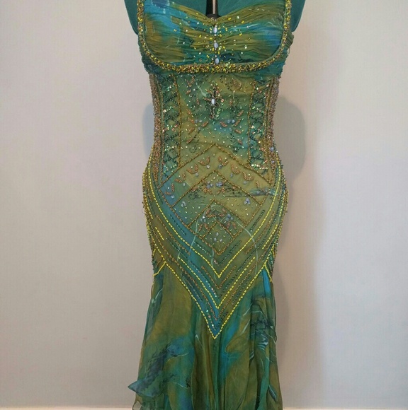 Anthony Castelli | Dresses | Anthony Castelli Silk Gown | Poshmark